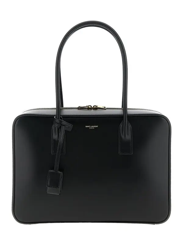 Saint Laurent Sac De Jour In Box Shoulder Bag - Black
