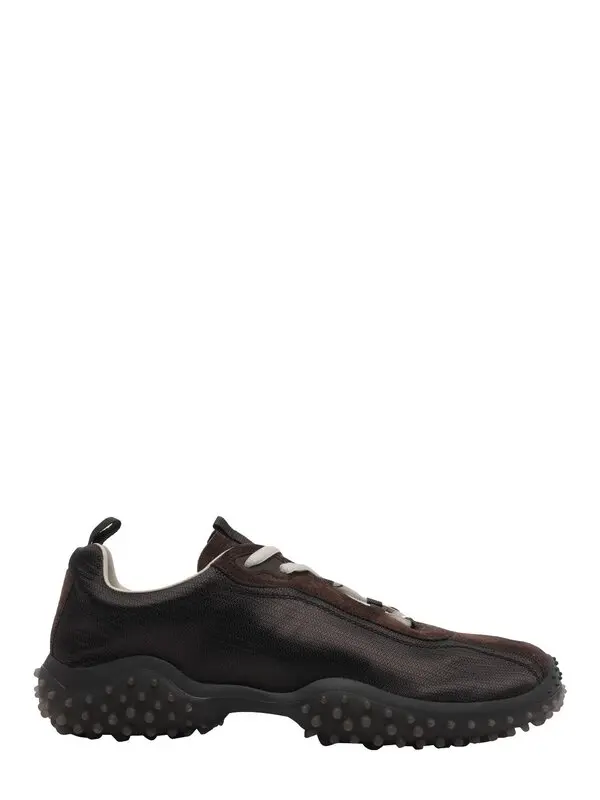 Miu Miu Suede Bubble Sneakers - Brown