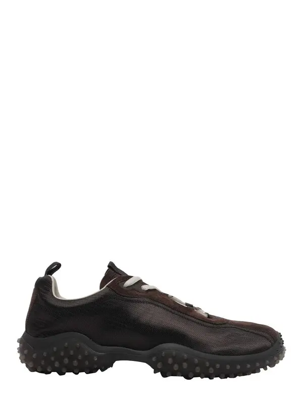 Miu Miu Suede Bubble Sneakers - Brown
