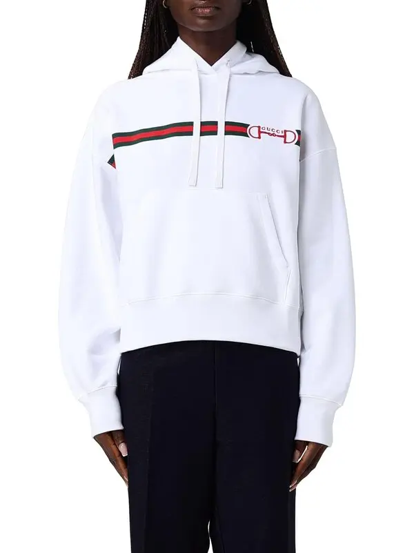 Gucci Boxy Hoodie - White