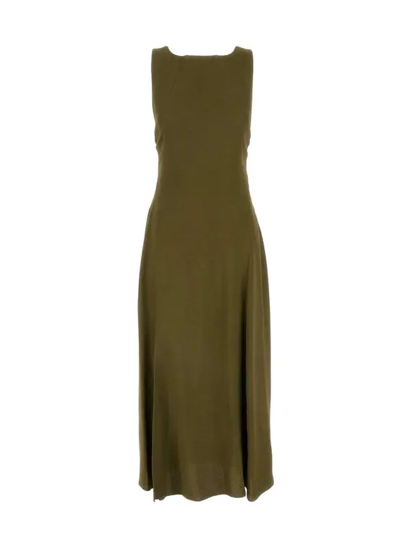 Fendi Olive Sable Dress - Green