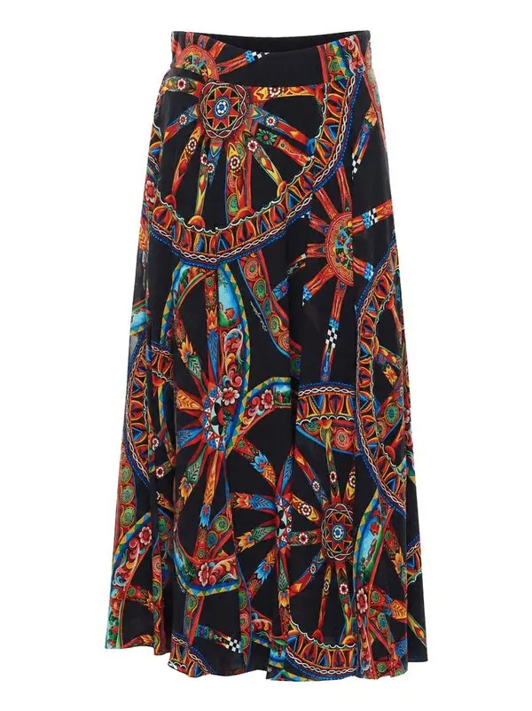 Dolce & Gabbana Carretto Print Skirt - Multicolor