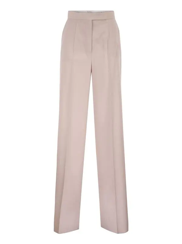 Max Mara Pantalone Mxmgirone Beige Rosa - Pink