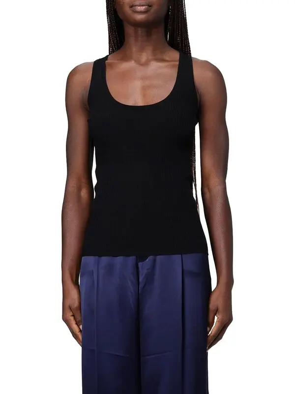 Max Mara Basic Cotton Top - Black