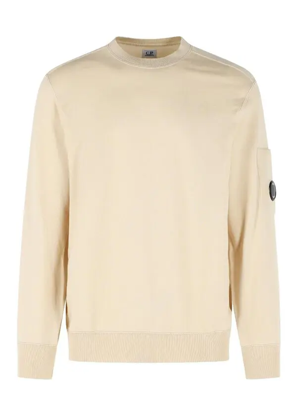 C.P. COMPANY Cotton Sweater - Cream