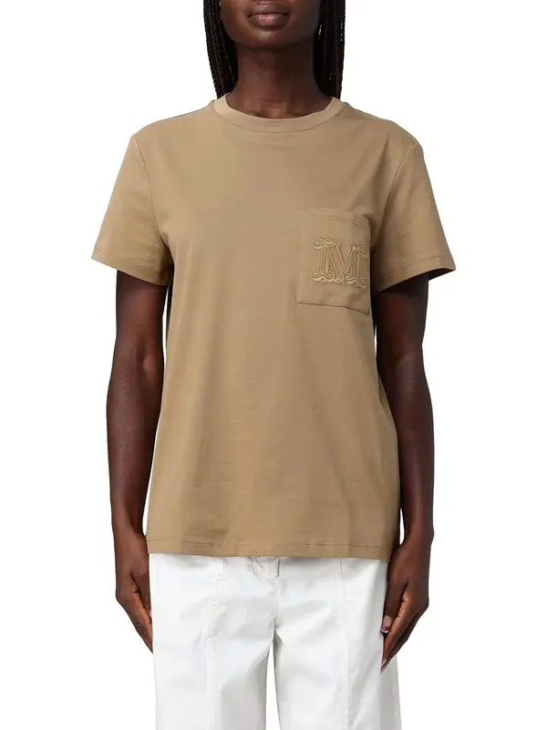 Max Mara Cotton T-shirt - Cream