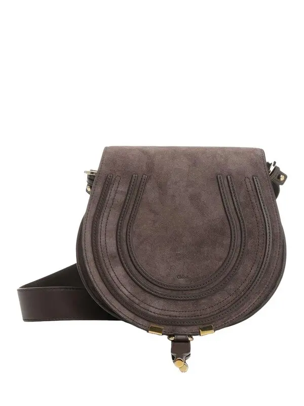 Chloé Saddle Marcie Bag - Brown