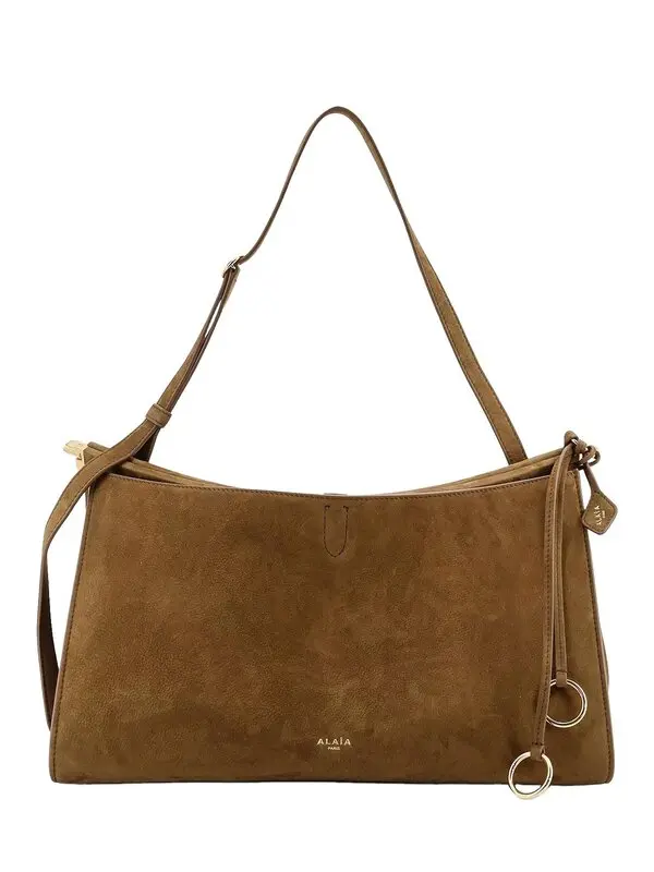 Alaïa Le Click Pocket 35 Nabuck Shoulder Bag - Multicolor