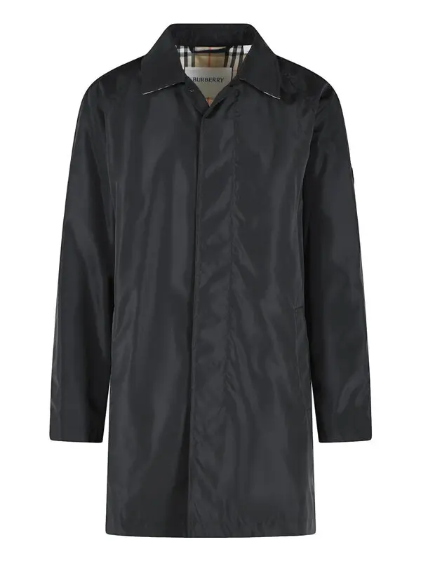 Burberry Ridgewood' Nylon Car Coat - Black