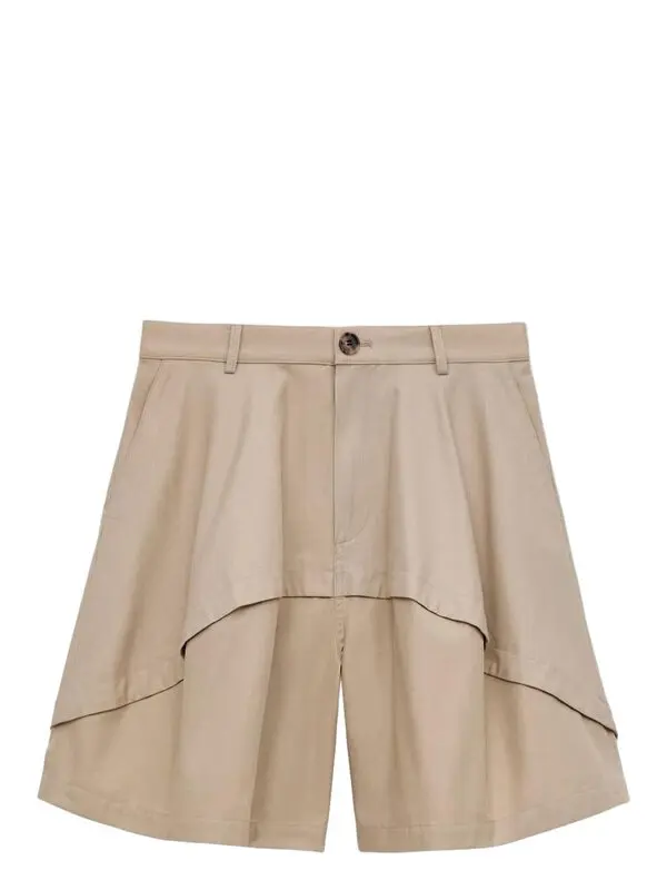 Loewe Paula's Ibiza Relaxed Fit Cotton Shorts - Cream