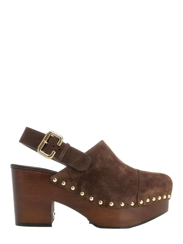 Chloé Jeannette Clogs - Brown