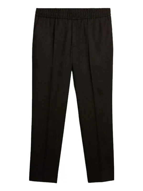 GOLDEN GOOSE Virgin Wool Twill Straight-leg Trousers - Multicolor