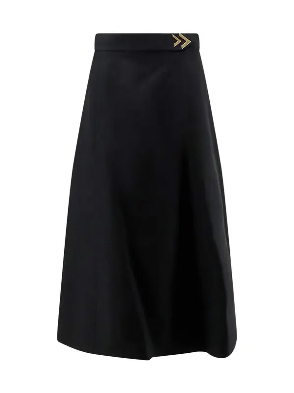 Valentino Garavani Crepe Couture Midi Skirt - Multicolor