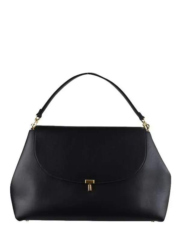 TOTEME T-lock Handbag - Black