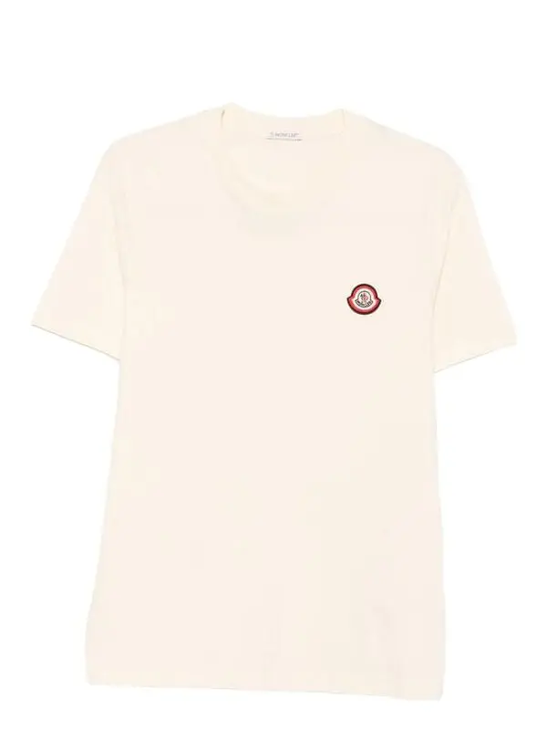 Moncler Neutrals T-shirts & Vests T-shirts - Cream