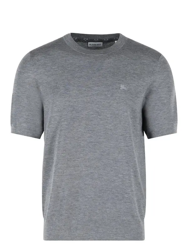 Burberry Tom' Grey Cashmere T-shirt - Gray