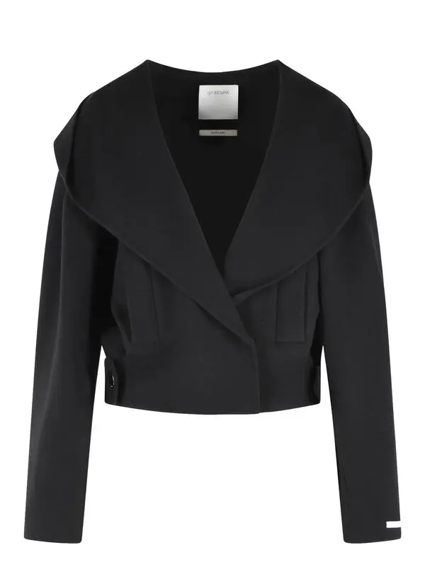 Sportmax Idoneo Virgin Wool Jacket - Black