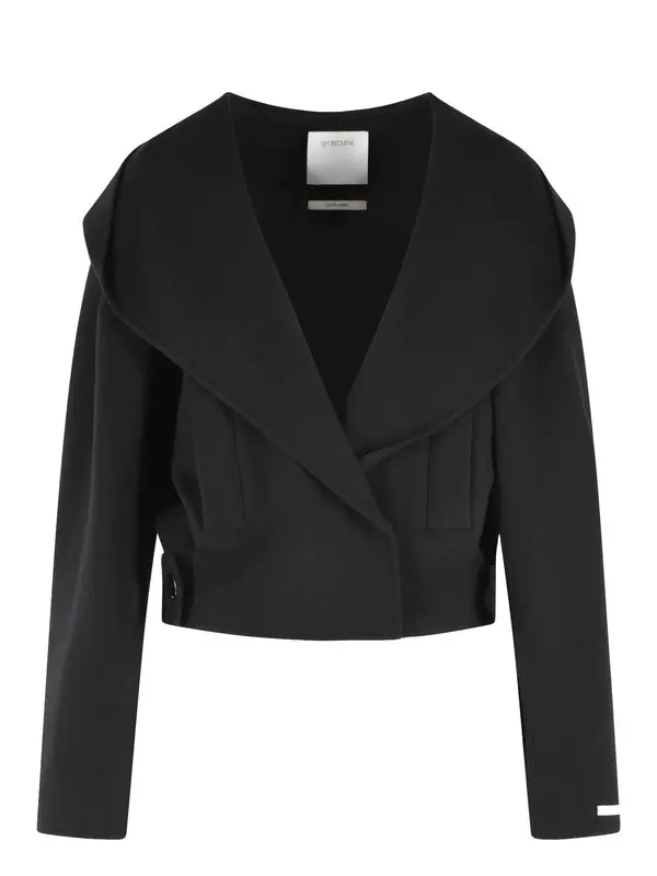 Sportmax Idoneo Virgin Wool Jacket - Black