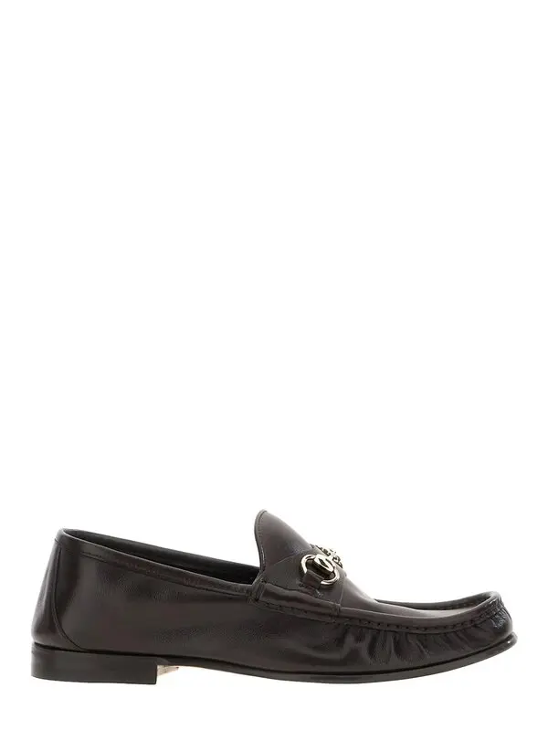 Gucci Leather Horsebit Loafers - Multicolor