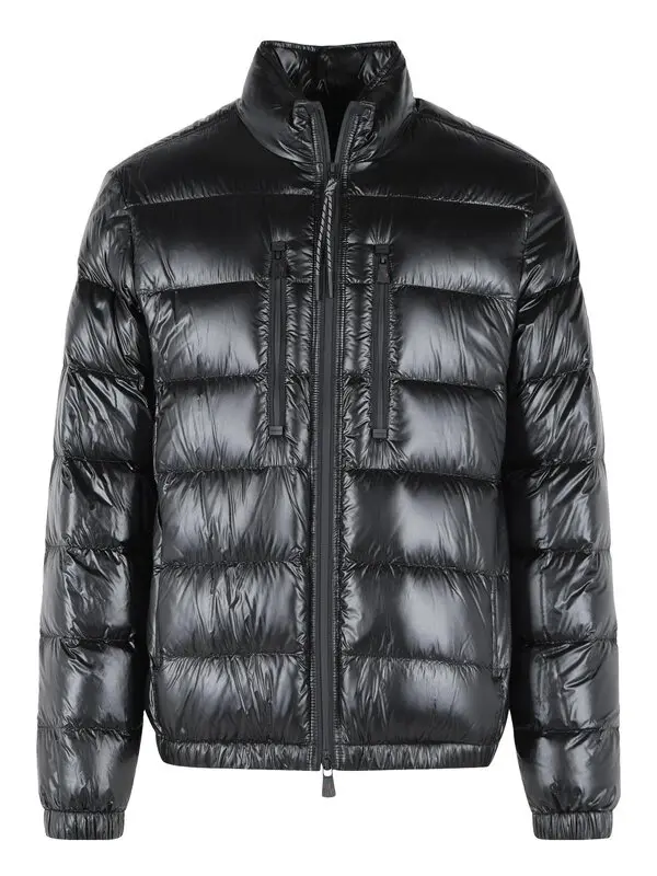 Moncler Foldable Short 'orres' Polyamide Down Jacket - Black