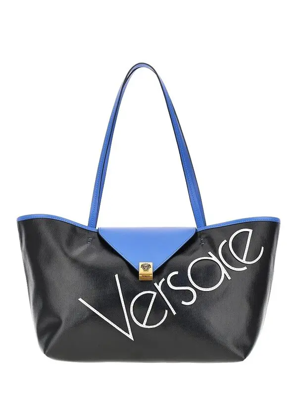 Versace Small Vivian Shopping Bag - Black