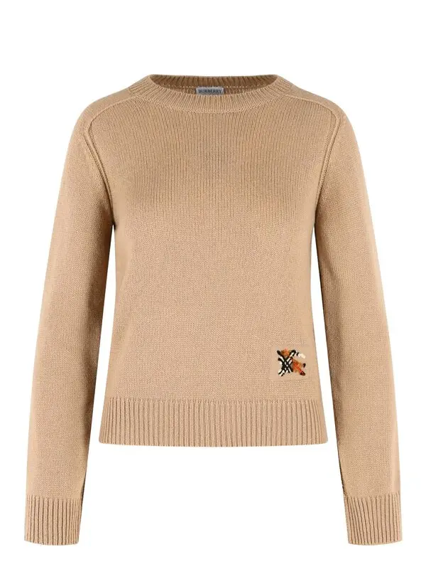 Burberry Wool And Cashmere Sweater - Brown
