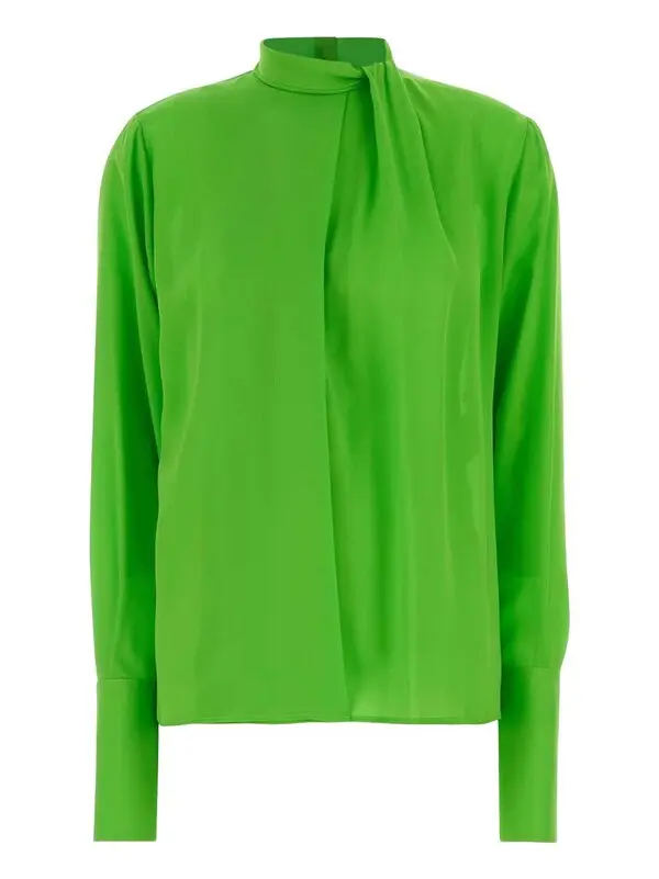 TOM FORD Fluo Georgette Blouse - Green
