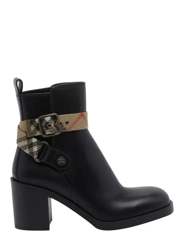 Burberry Huntley Pump Booties - Black