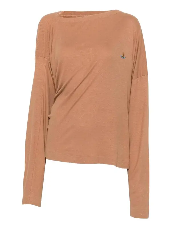 VIVIENNE WESTWOOD Hebo Long Sleeve Top - Brown