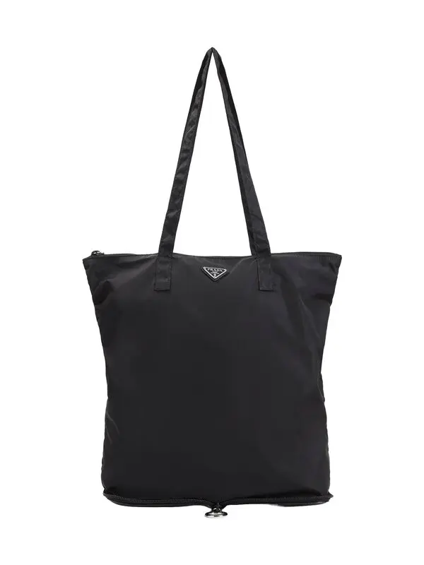 Prada Re-nylon Foldable Tote Bag - Black