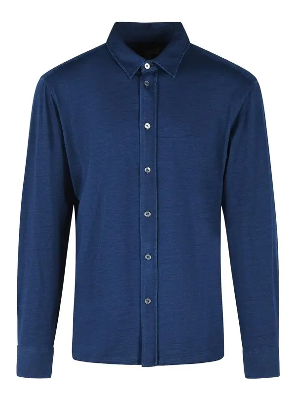 TOM FORD Cotton Shirt - Blue