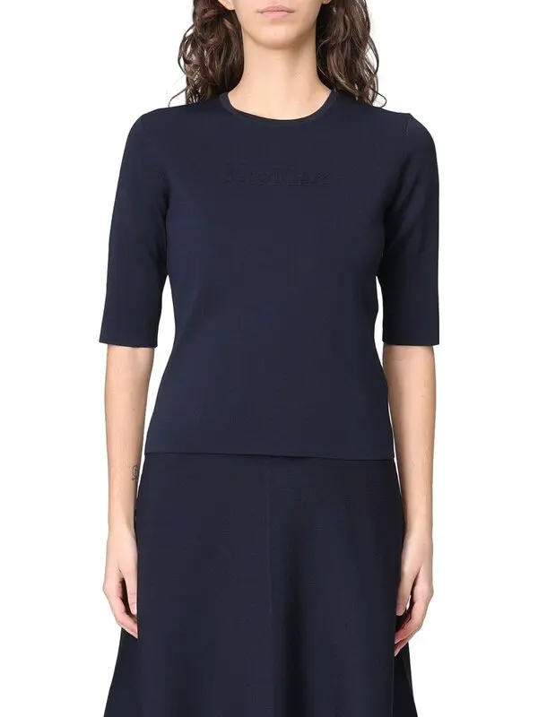 Max Mara Basic Viscose T-shirt - Blue