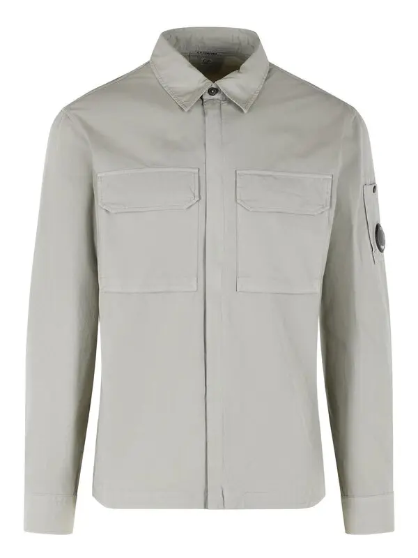 C.P. COMPANY Beige Cotton Jacket - Cream