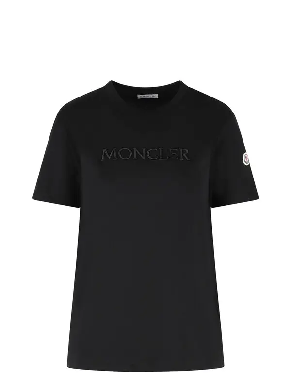 Moncler Cotton T-shirt - Black
