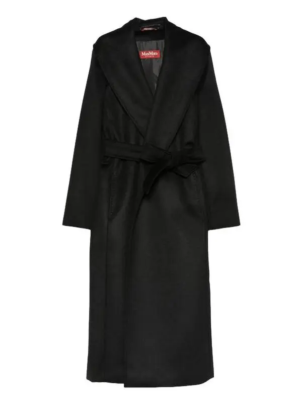 Max Mara Coats Double Breasted & Peacoats - Black