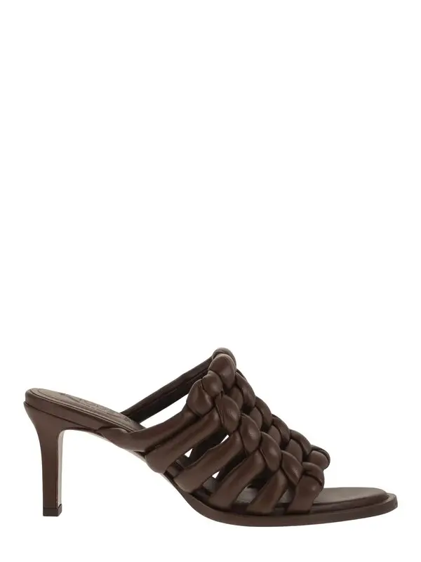 TOD'S Nappa Leather Clogs - Brown