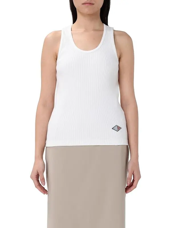 Bottega Veneta Ribbed Tank Top - White