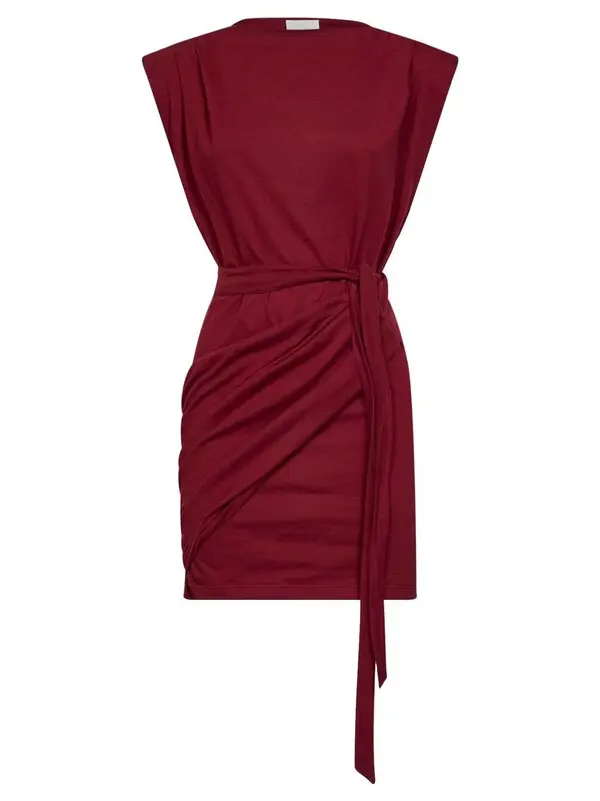 Isabel Marant Étoile Jersey Draped Mini Dress - Multicolor