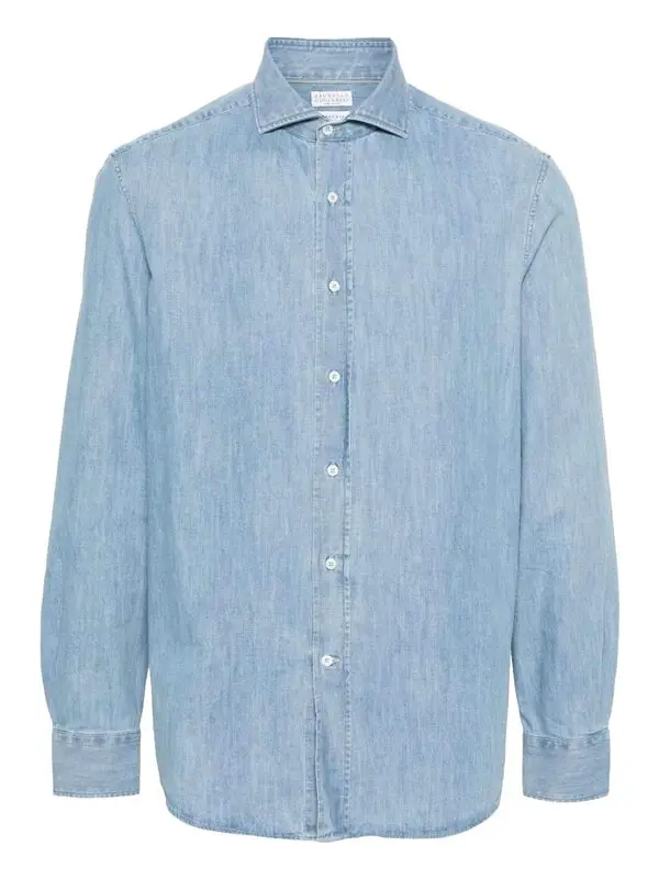 Brunello Cucinelli Denim Shirt - Blue