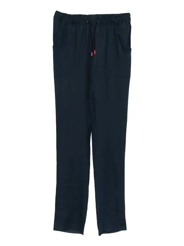 Kiton Drawstring Waist Pants - Blue