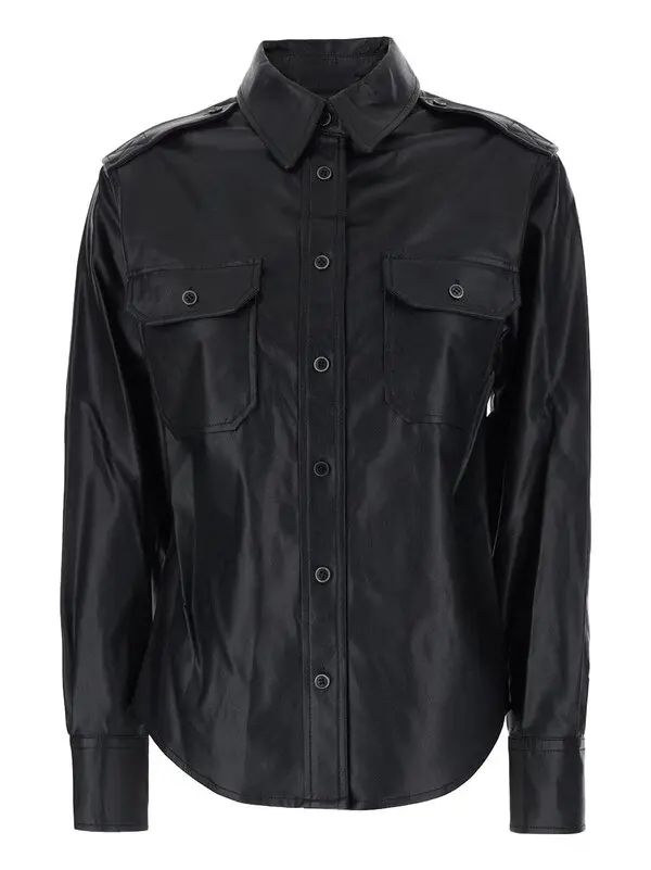 Isabel Marant Étoile Noee Ecoleather Shirt - Multicolor
