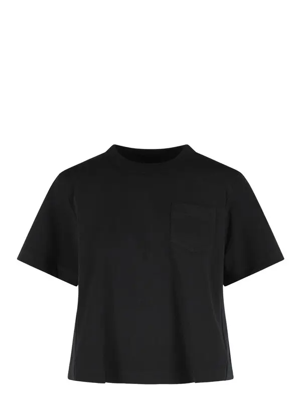 Sacai Cotton T-shirt - Black
