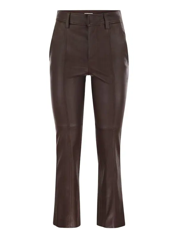Brunello Cucinelli Stretch Nappa Leather Trousers - Multicolor