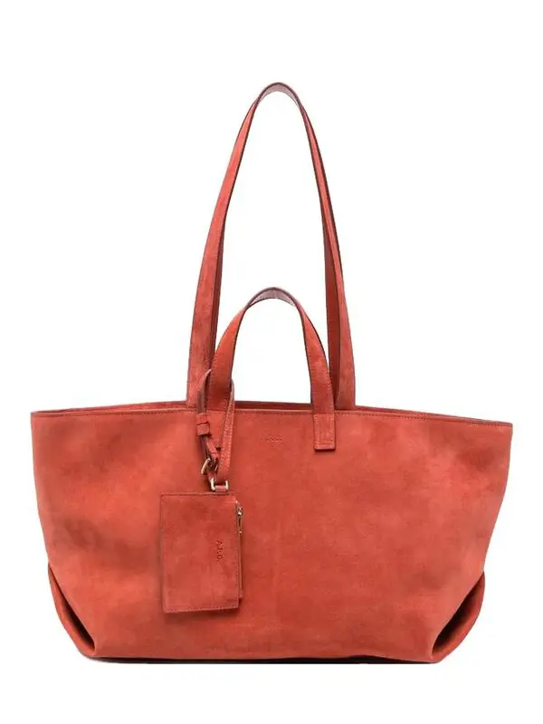 A.p.c. Calf Suede Tote Bag - Orange
