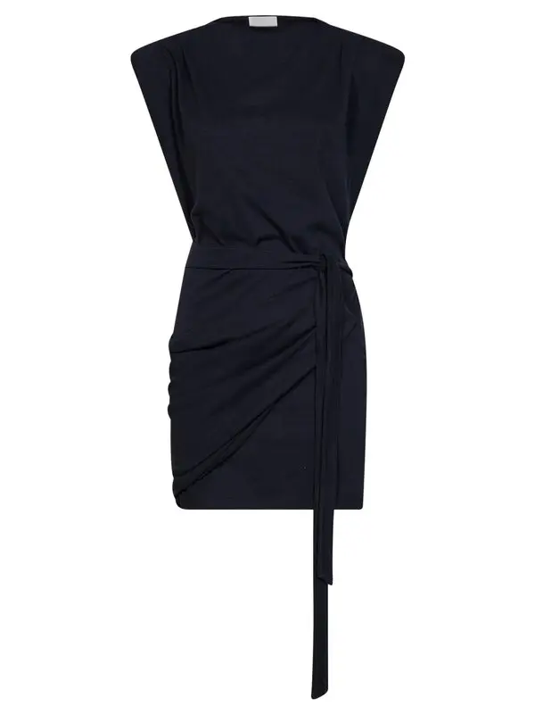Isabel Marant Étoile Jersey Draped Mini Dress - Multicolor