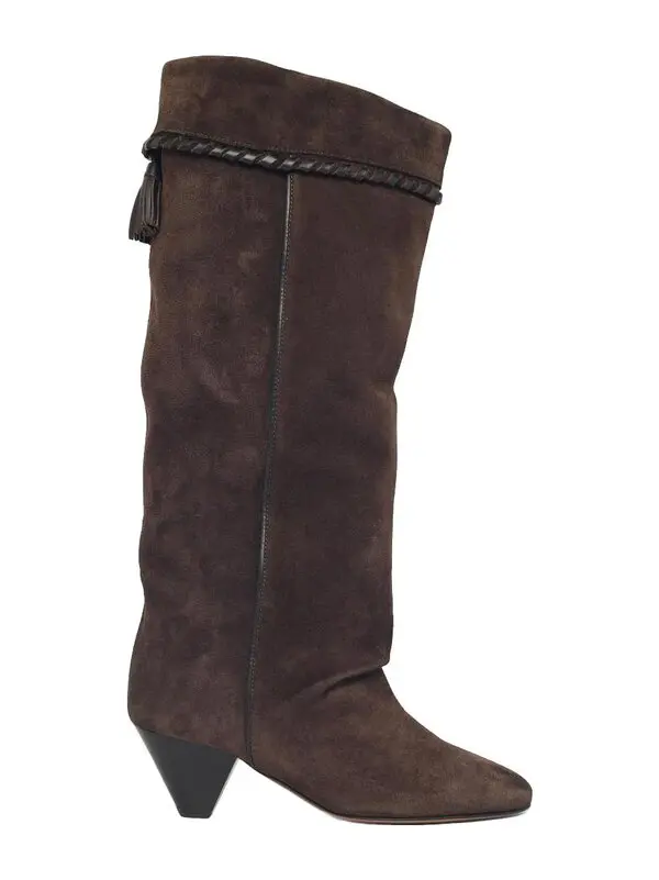 Isabel Marant Étoile Elita Suede High Boots - Brown