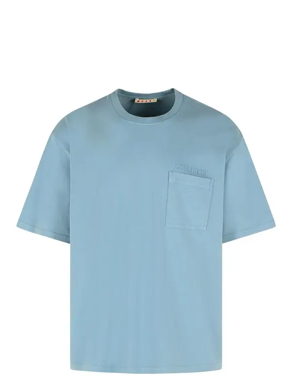 Marni Light Cotton T-shirt - Blue