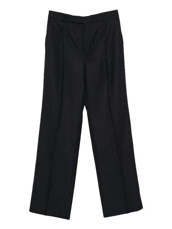 Saint Laurent Wide-leg Trousers - Black