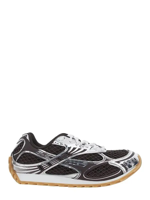Bottega Veneta Orbit Sneakers In Tech Fabric - Brown
