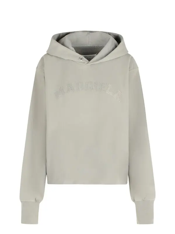 MAISON MARGIELA Cotton Hoodie - Gray